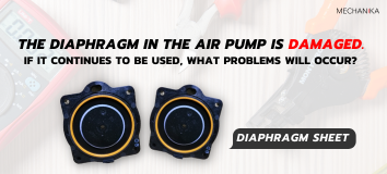 The diaphragm sheet in the air pump is damaged. If it continues to be ...